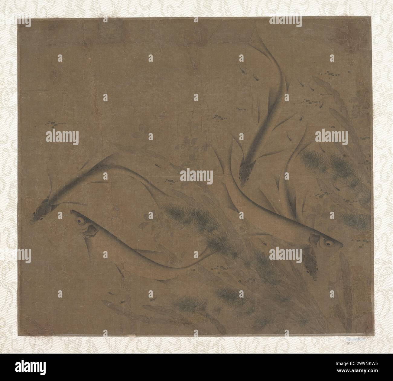 Fish at play 1913 by Zhao Kexiong Stock Photo - Alamy