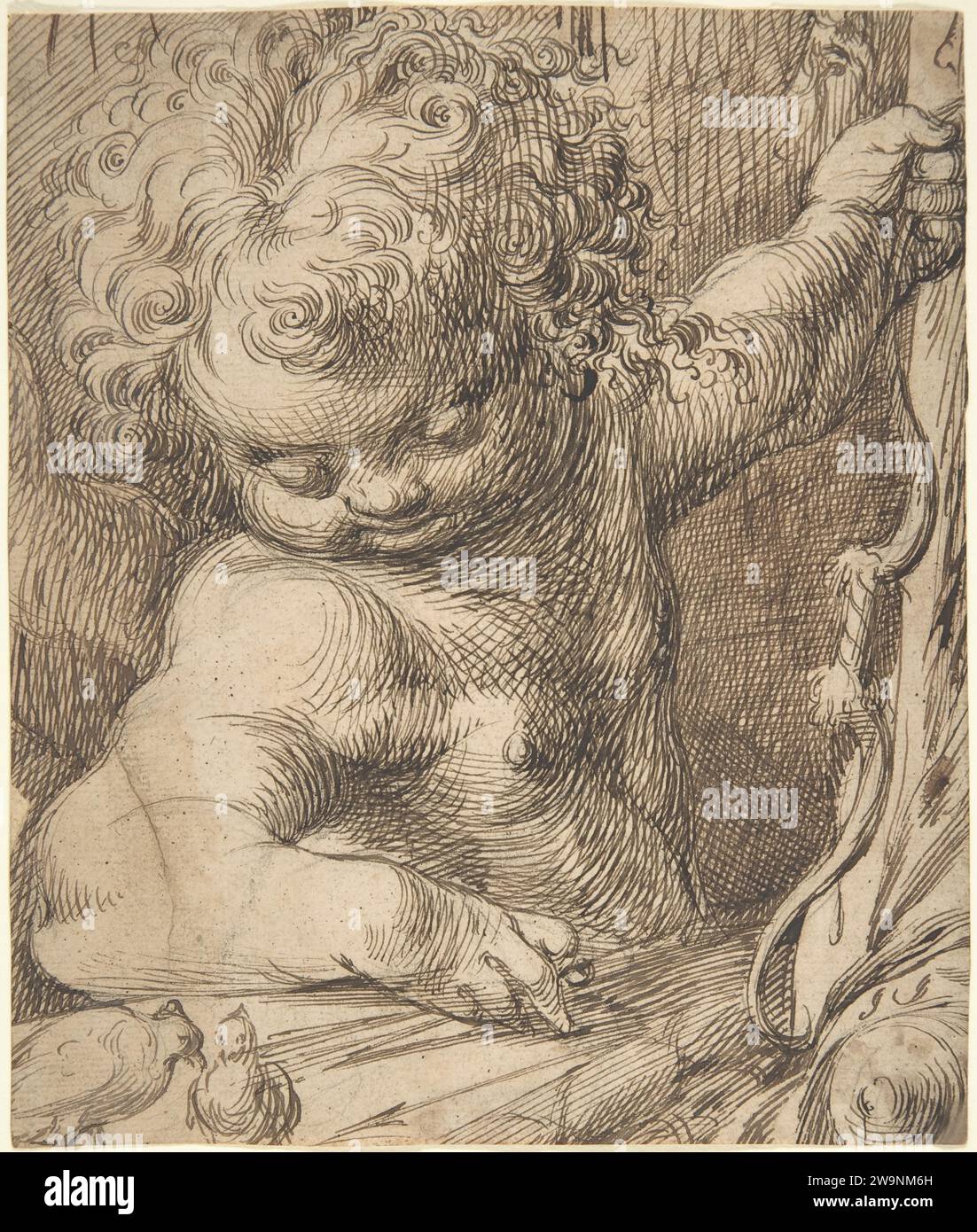 Cupid and doves hi-res stock photography and images - Alamy