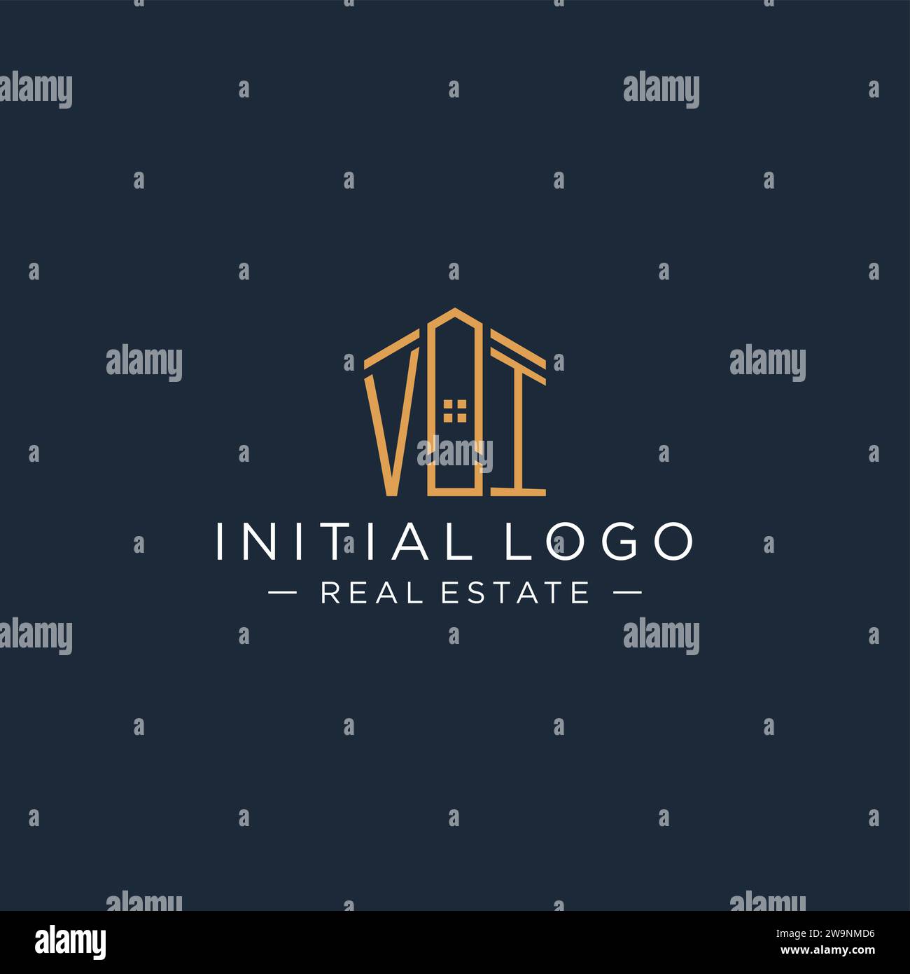 Letter vi logo Stock Vector Images - Alamy