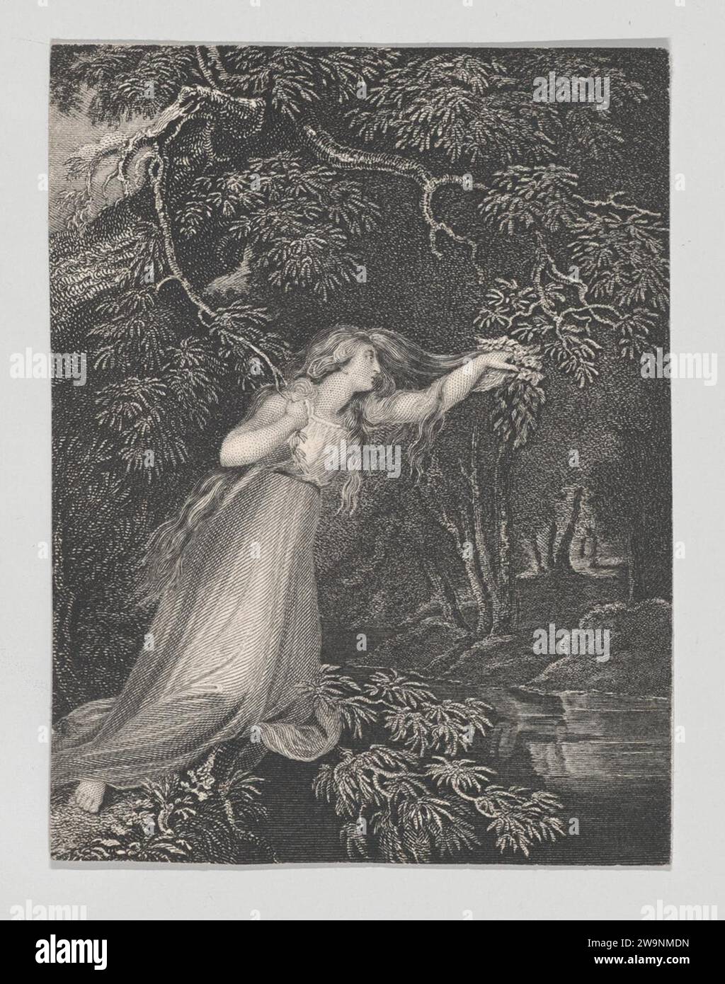 Ophelia (Shakespeare, Hamlet, Act 4, Scene 7) 1941 by William ...