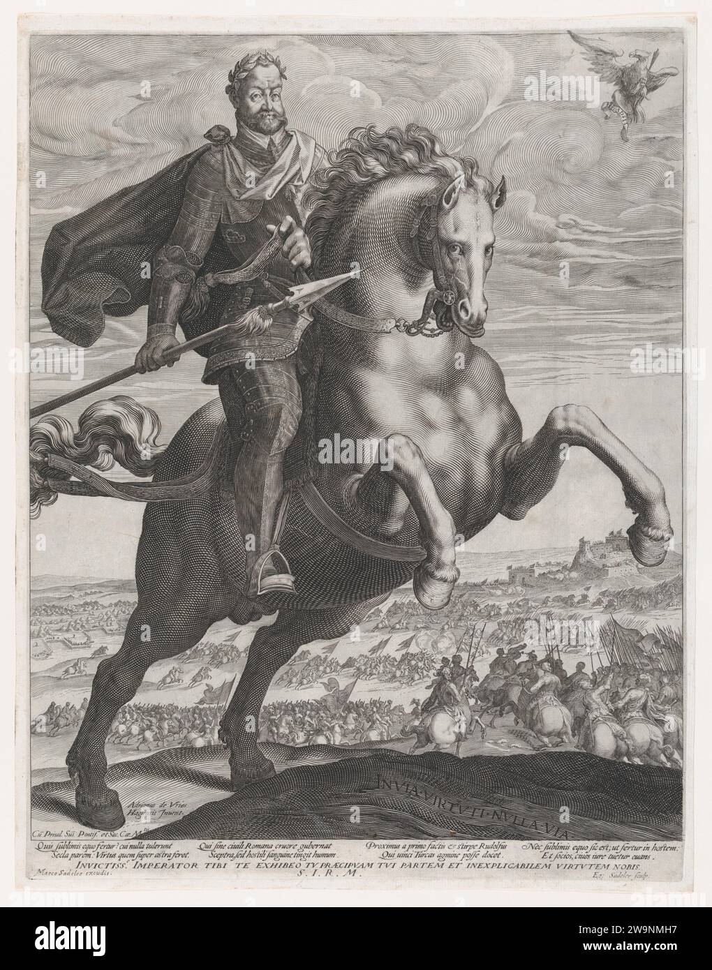 Portrait of Emperor Rudolph II on Horseback 1953 by Adriaen de Vries ...
