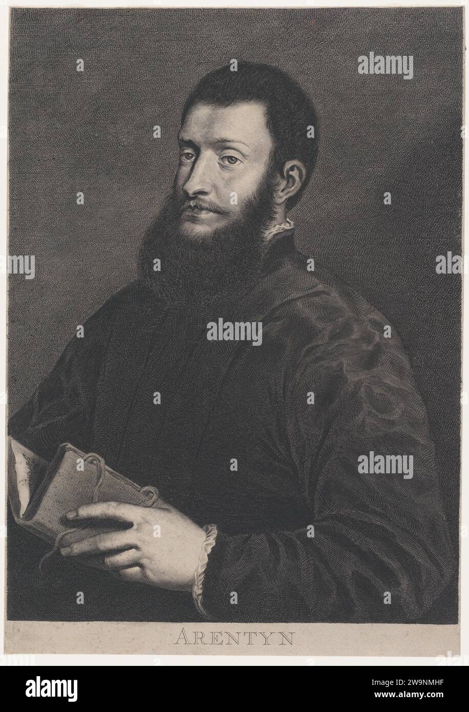 Portrait of Pietro Aretino 2018 by Titian (Tiziano Vecellio Stock Photo - Alamy