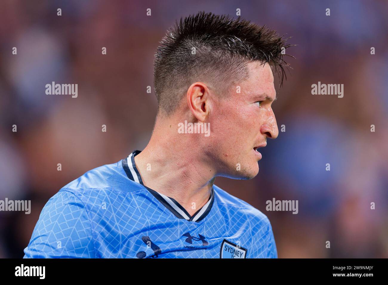 Sydney, Australia. 29th Dec, 2023. Joseph Lolley of Sydney FC looks on ...