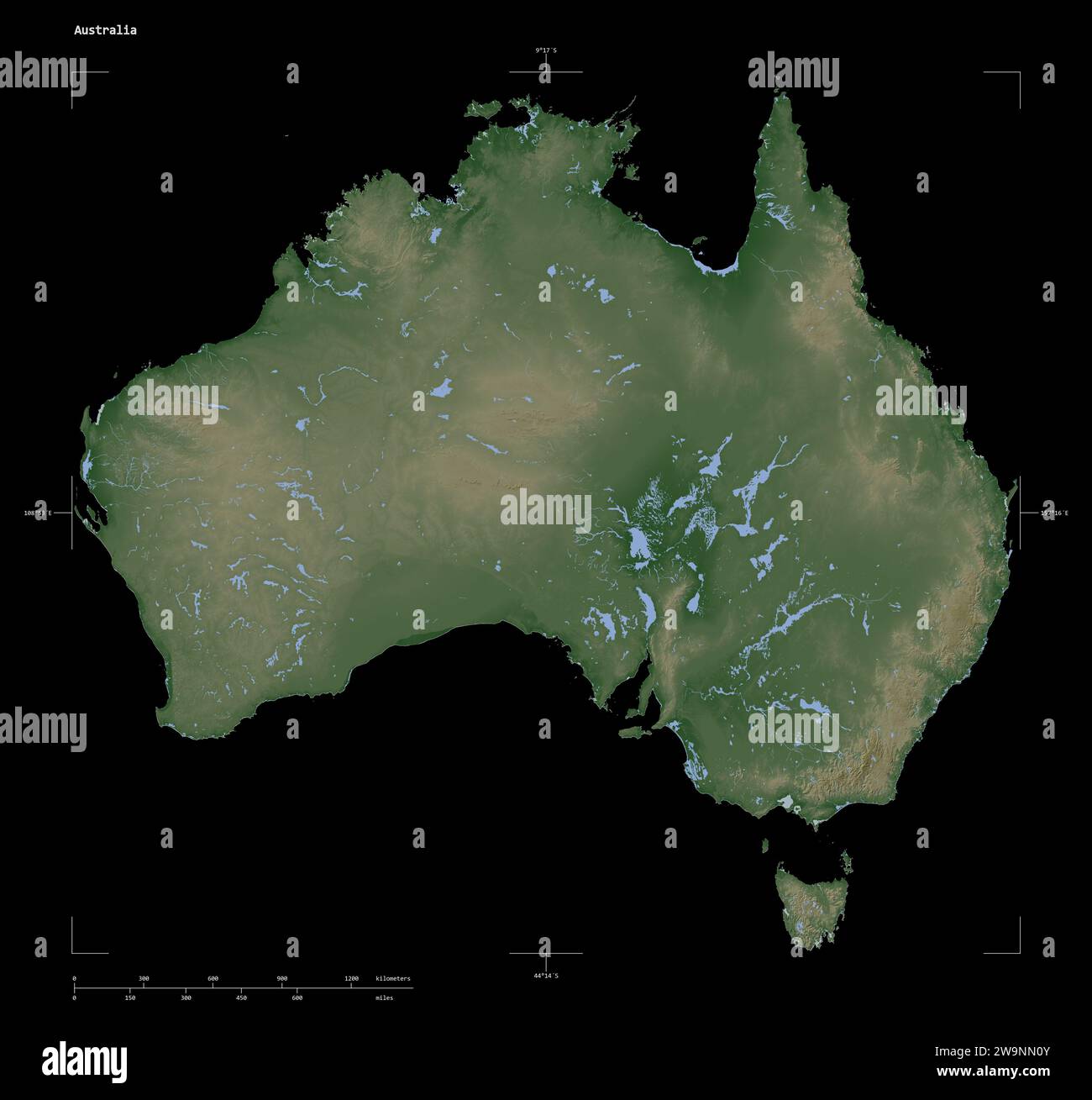 Shape of a Pale colored elevation map with lakes and rivers of the ...