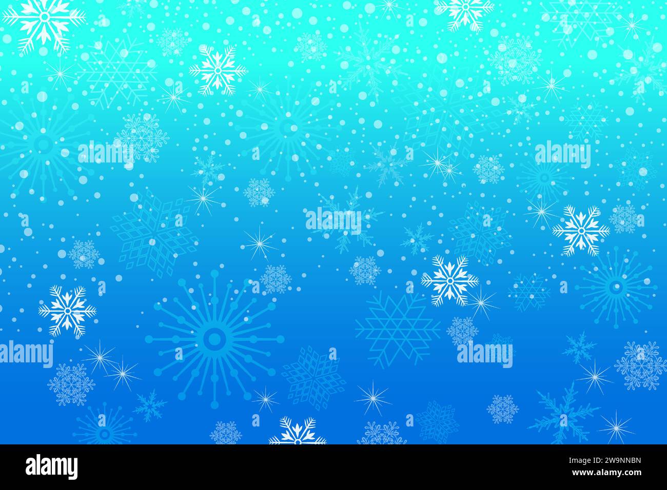 Winter background. It's snowing! It's Falling snowflakes on dark blue ...