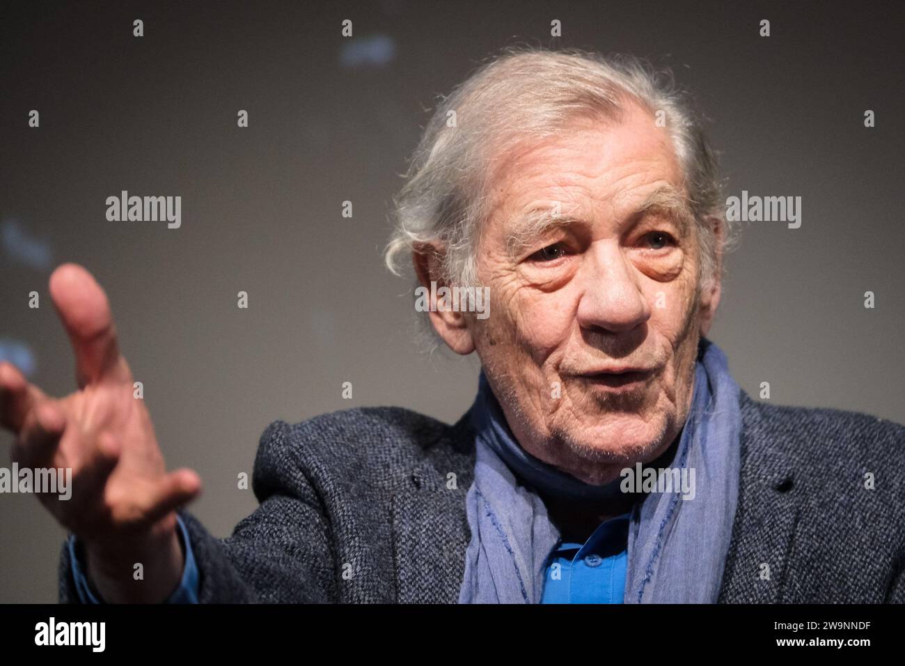 BFI Southbank, London, UK. 18 December 2023. Sir Ian McKellen ...