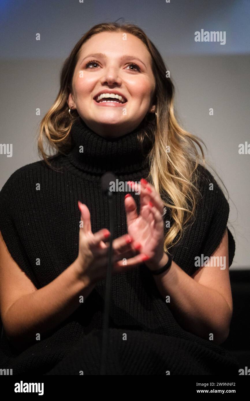 BFI Southbank, London, UK. 18 December 2023. Mia McKenna-Bruce ...