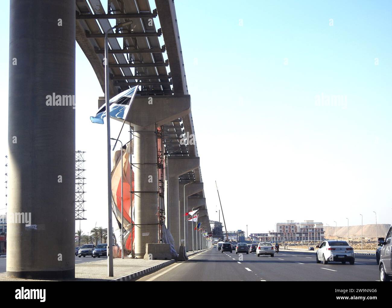 Cairo, Egypt, November 30 2023: Flags of various and different ...