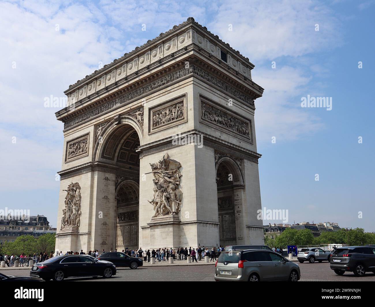 Arch of triumph Paris France Europe Stock Photo - Alamy