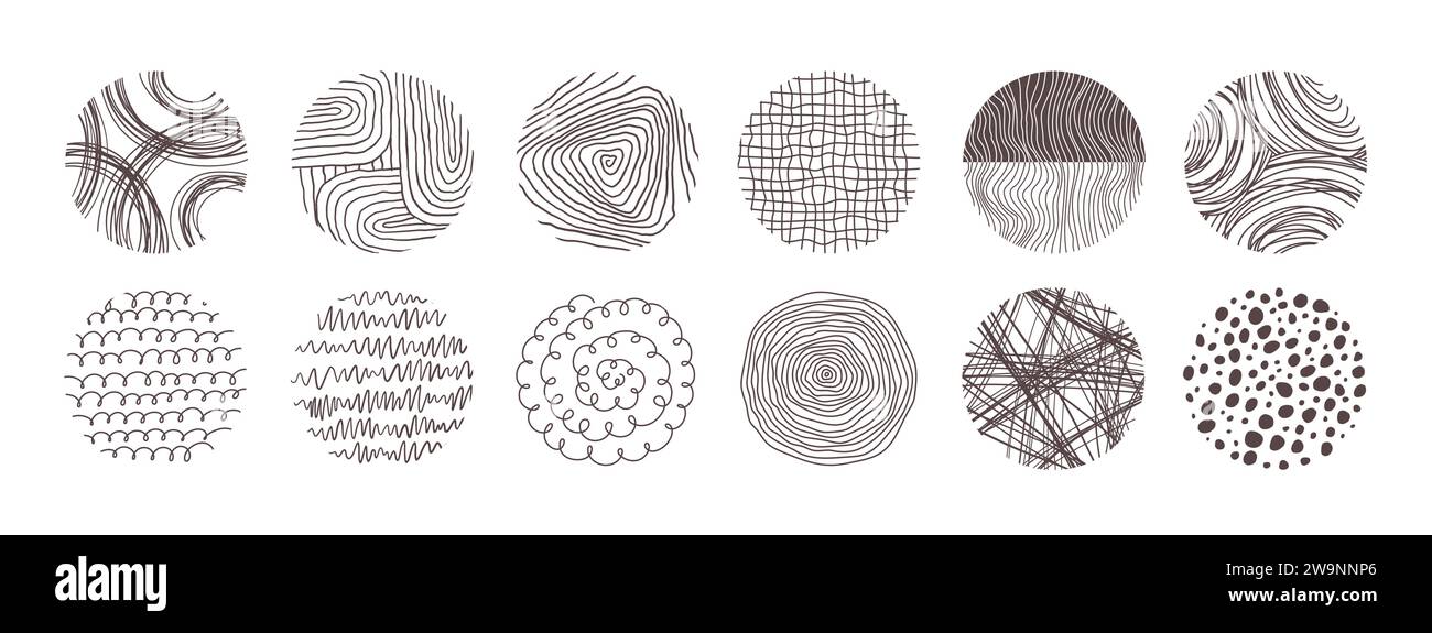 Patterns, ornaments, textures in circles Stock Vector Image & Art - Alamy
