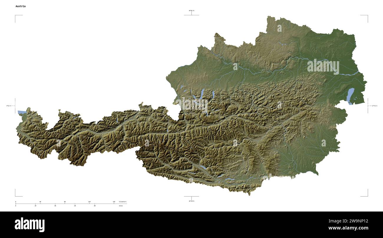 Shape of a Pale colored elevation map with lakes and rivers of the ...