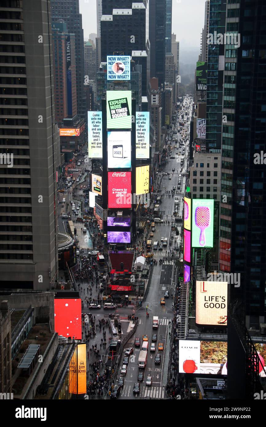 New York, United States. 27th Dec, 2023. New Year's Eve Ball Unveils ...