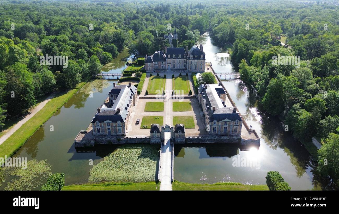 Chateau de la ferte saint aubin hi-res stock photography and images - Alamy