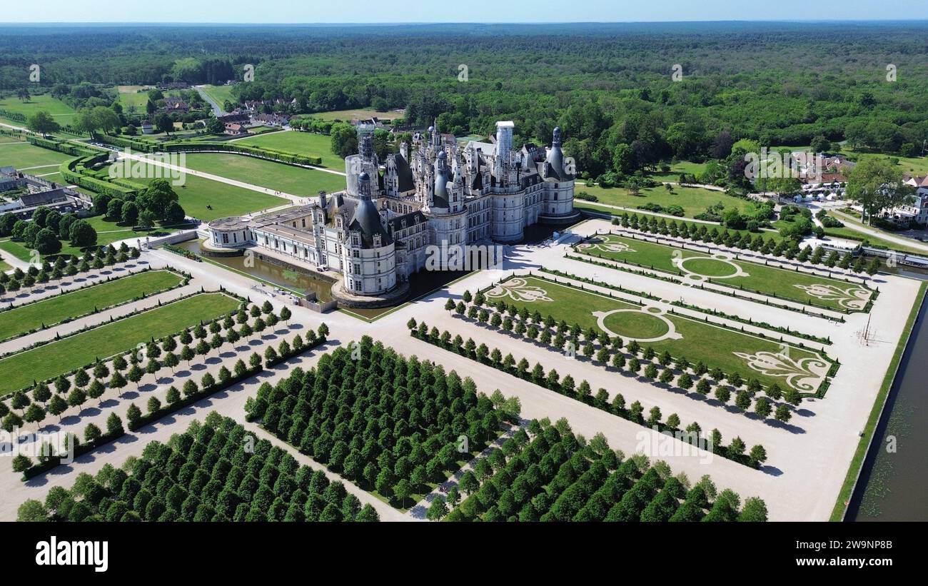 Chambord castle hi-res stock photography and images - Alamy