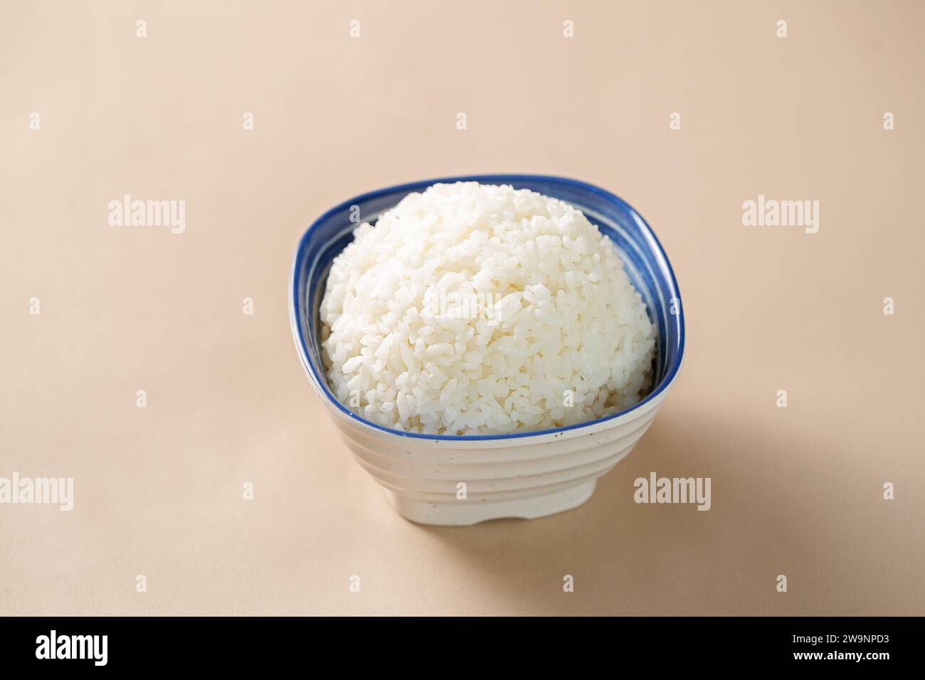 White rice in a bowl,Cook rice Stock Photo - Alamy