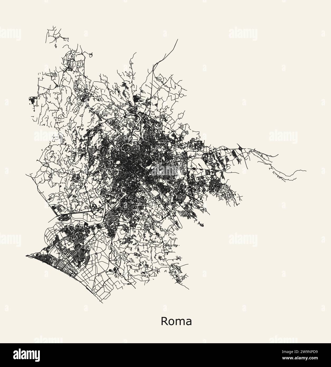 Roman road map hi-res stock photography and images - Alamy