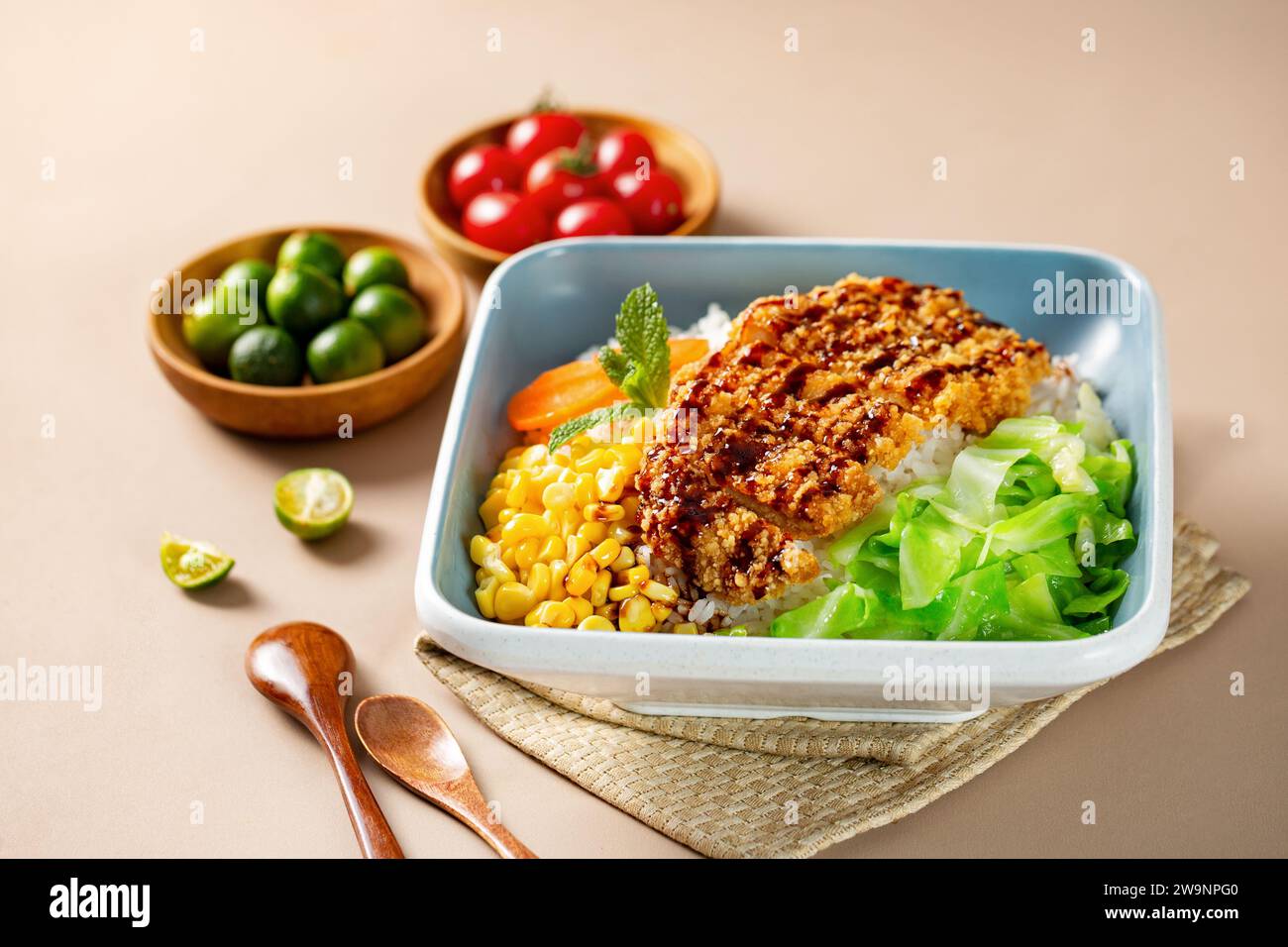 Chicken Katsu,Chicken Katsu Cutlet with Curry with White Rice,thai ...