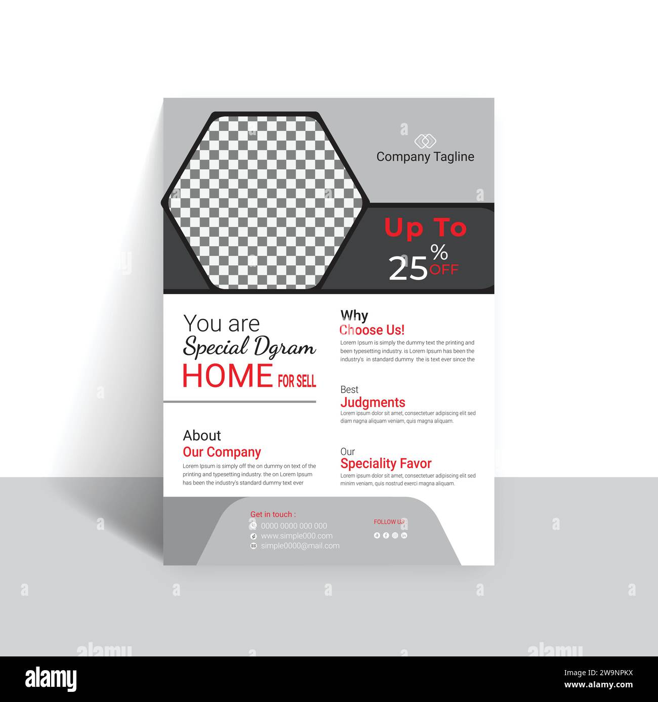 Raleal-estate Business Flyer poster Or brochure cover design layout ...