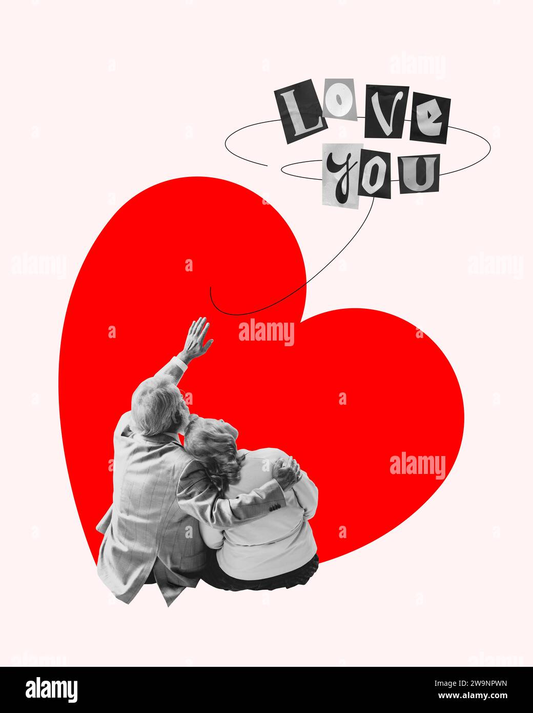 Senior couple sitting, hugging and remembering memories about their ...