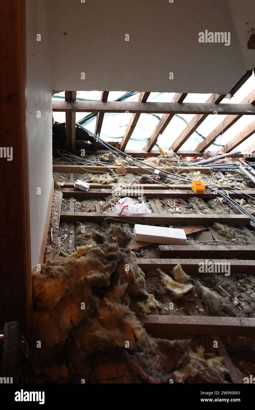 Mess floor in the room Stock Photo - Alamy