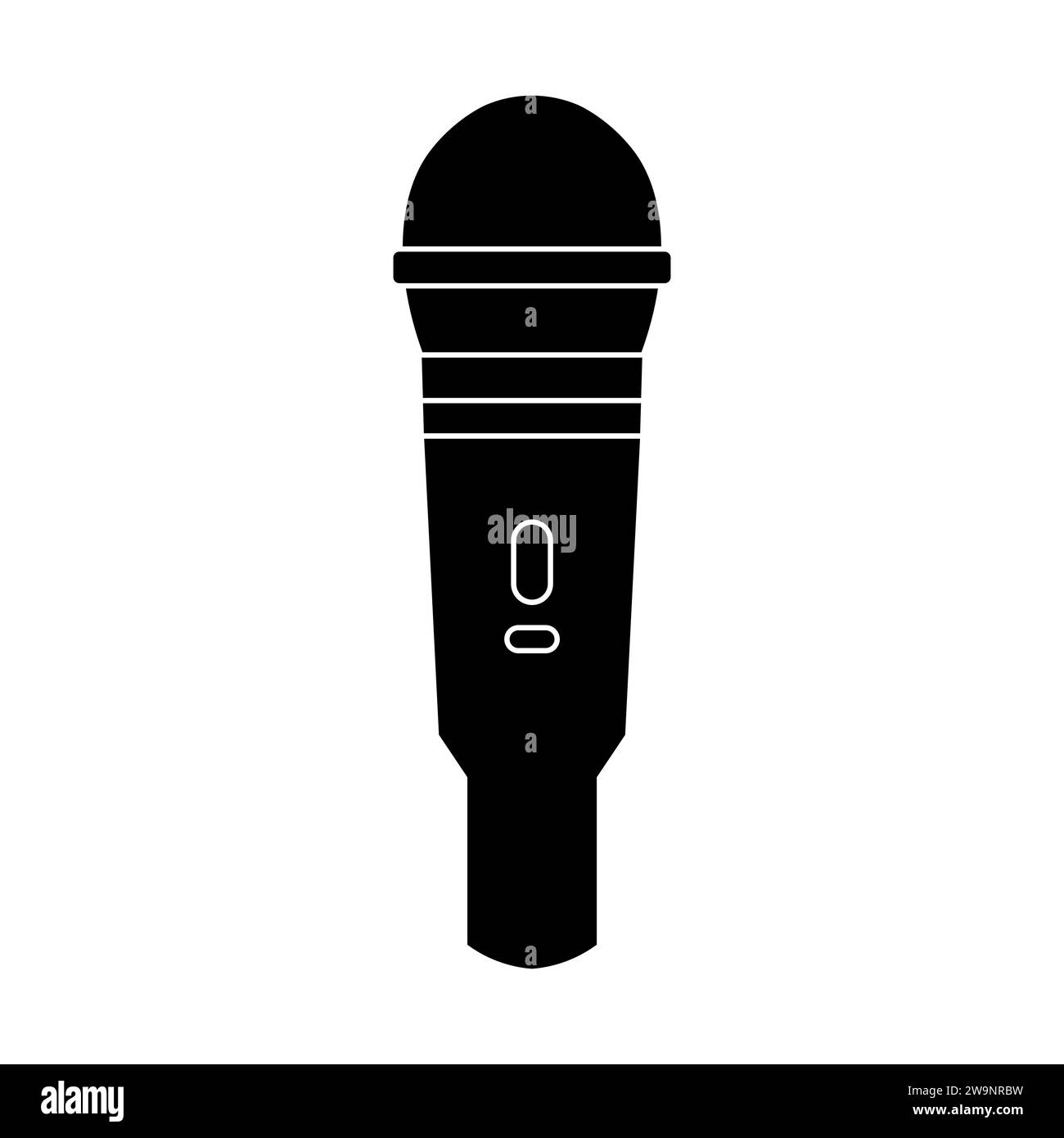 Karaoke black vector icon on white background Stock Vector Image & Art ...