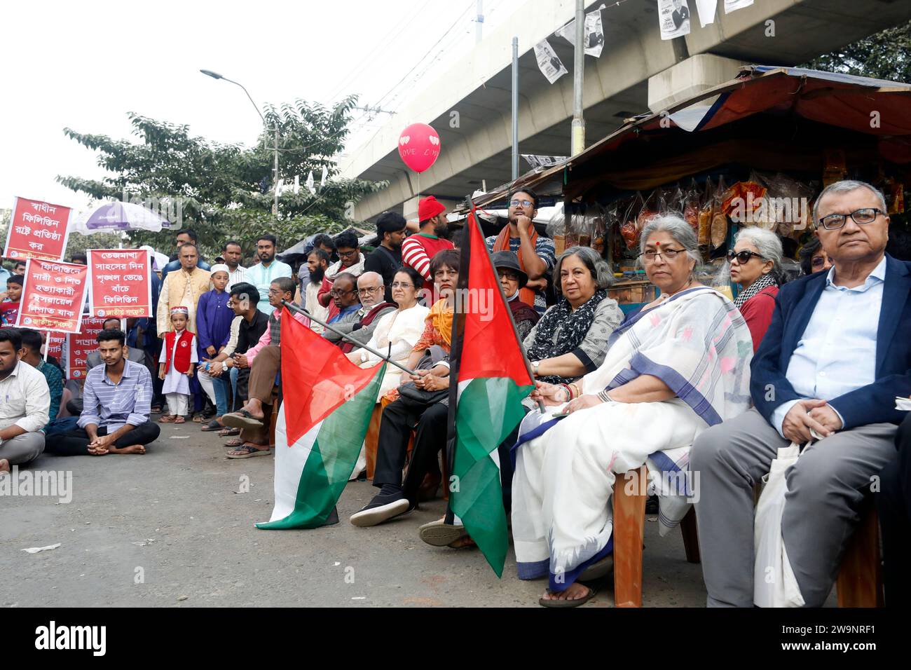 Dhaka, Bangladesh - December 29, 2023: Palestine Solidarity Committee ...