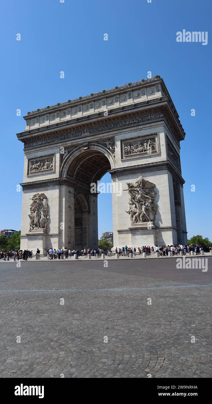 arch of Triumph Paris France europe Stock Photo - Alamy