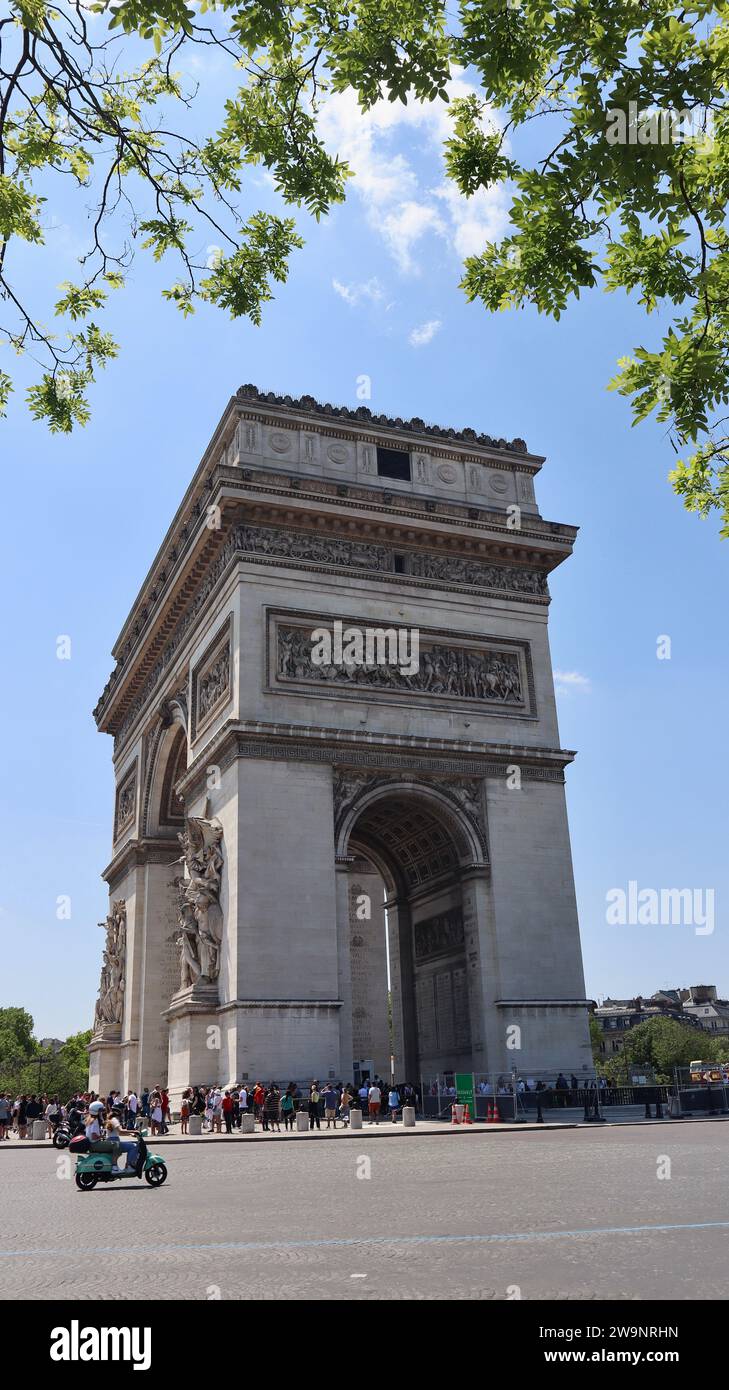 arch of Triumph Paris France europe Stock Photo - Alamy