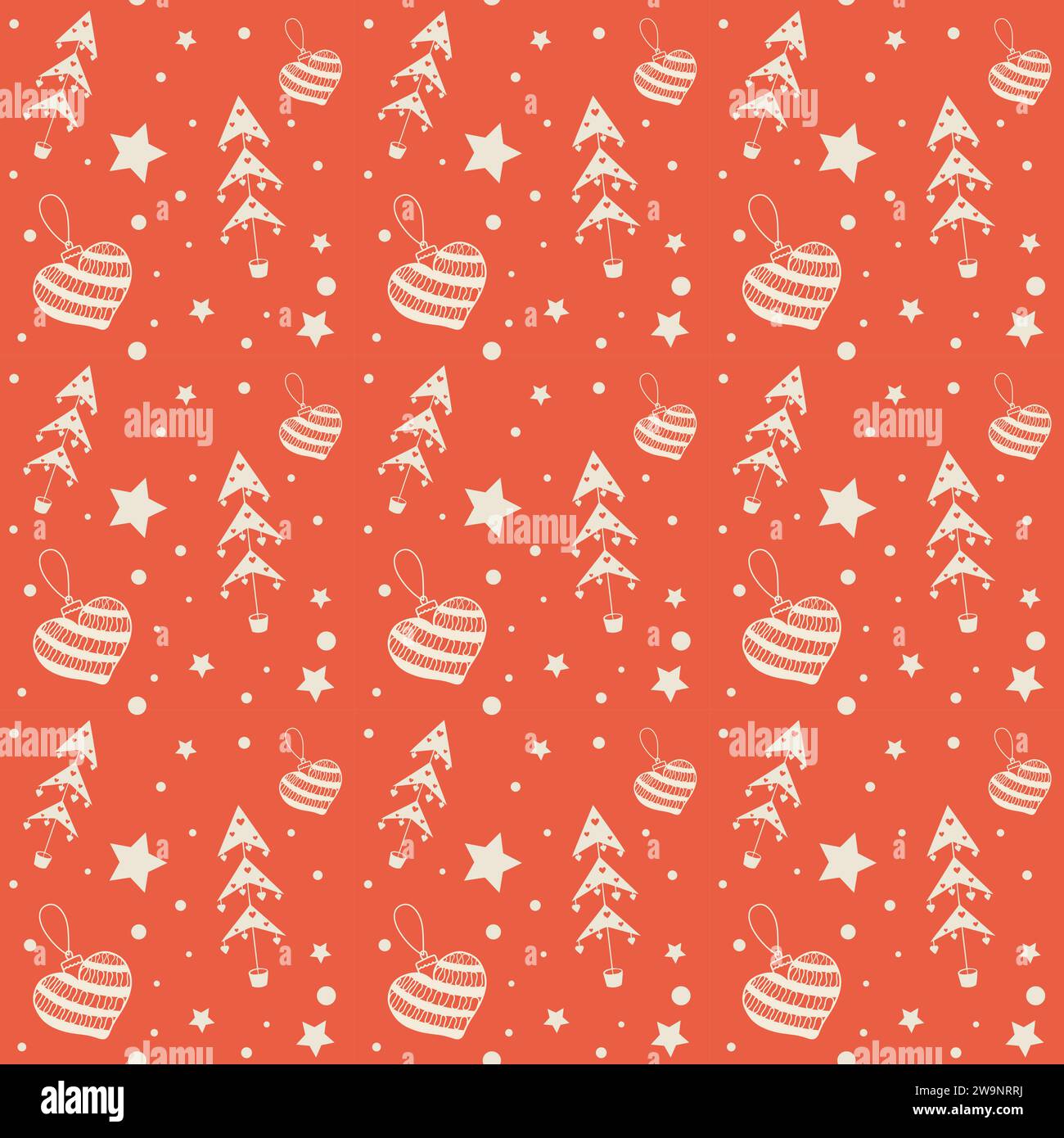 Seamless pattern for the new year for printing Stock Vector Image & Art ...