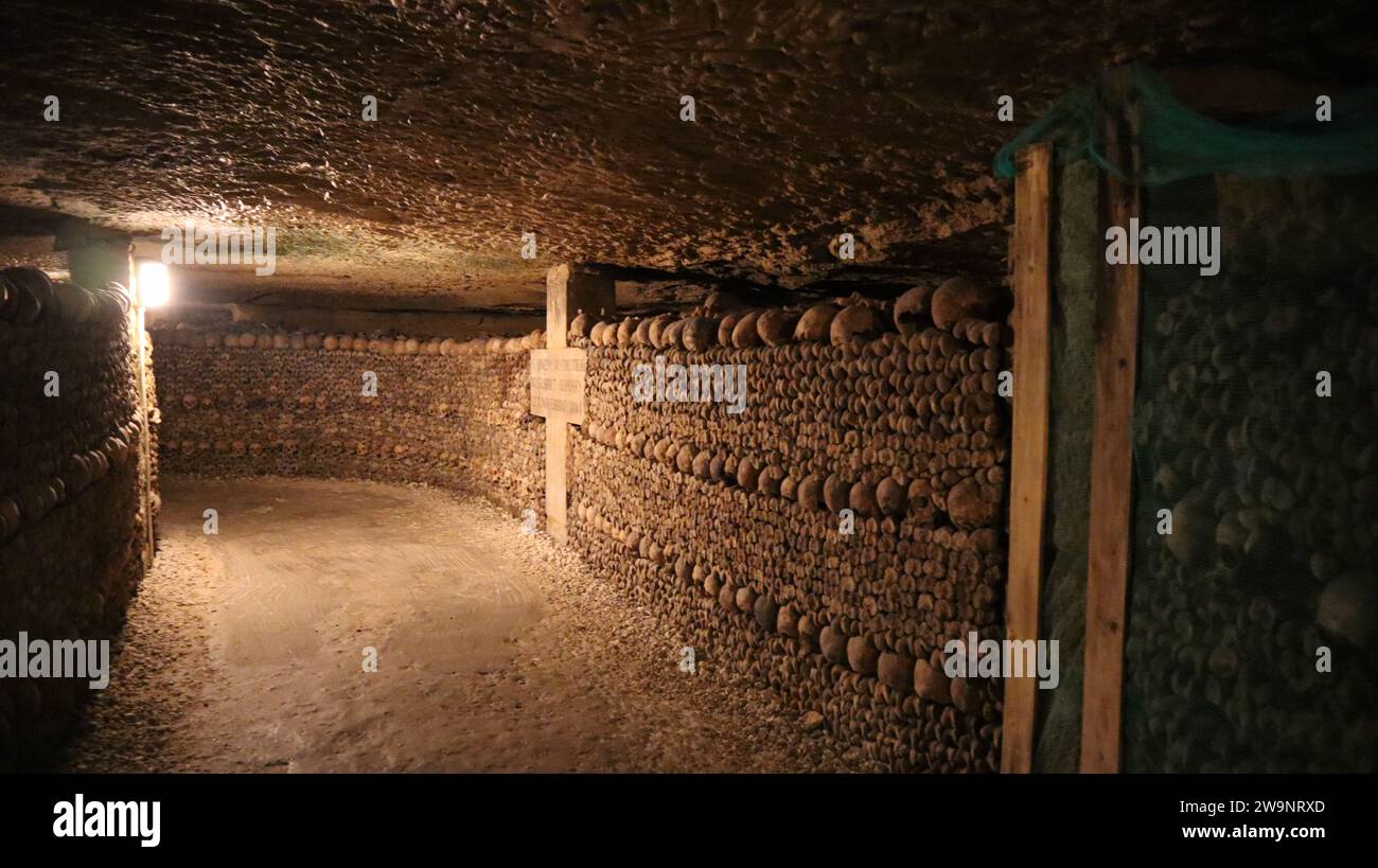 Paris Catacombs France Europe Stock Photo - Alamy