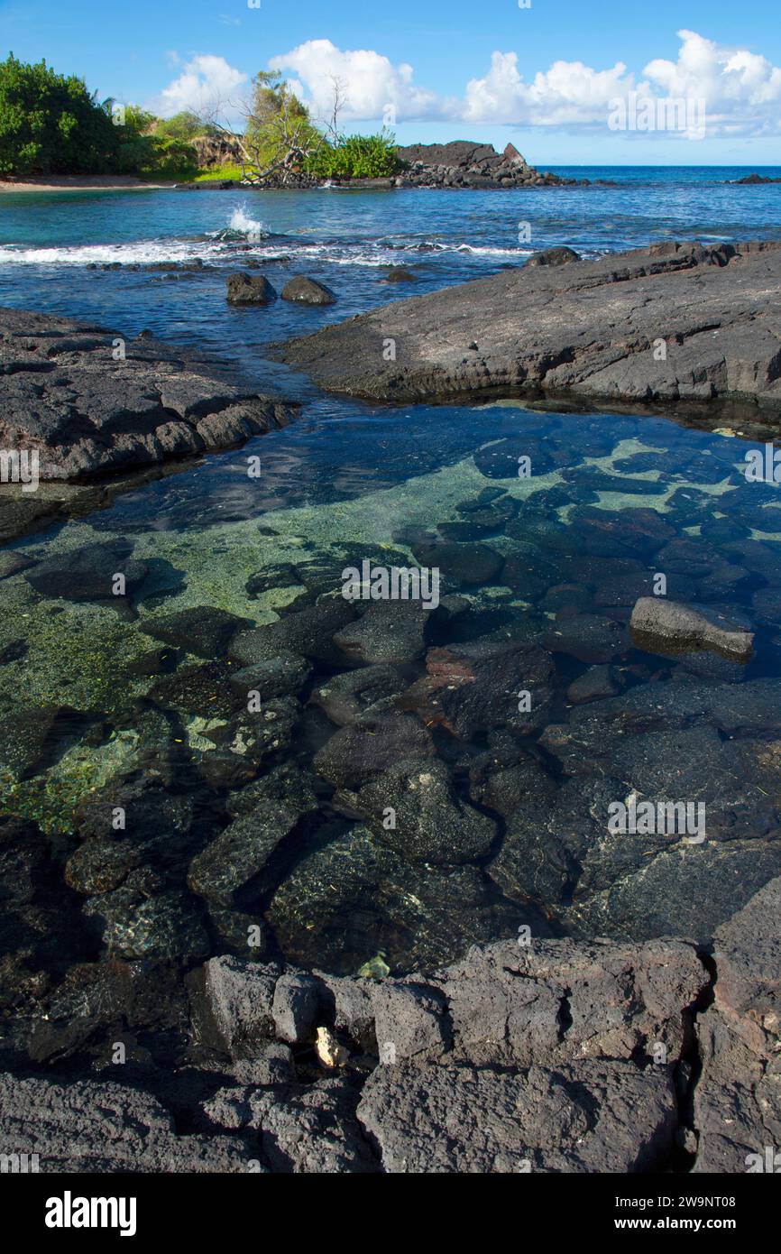 Alula Beach, Kaloko-Honokohau National Historical Park, Hawaii Stock ...