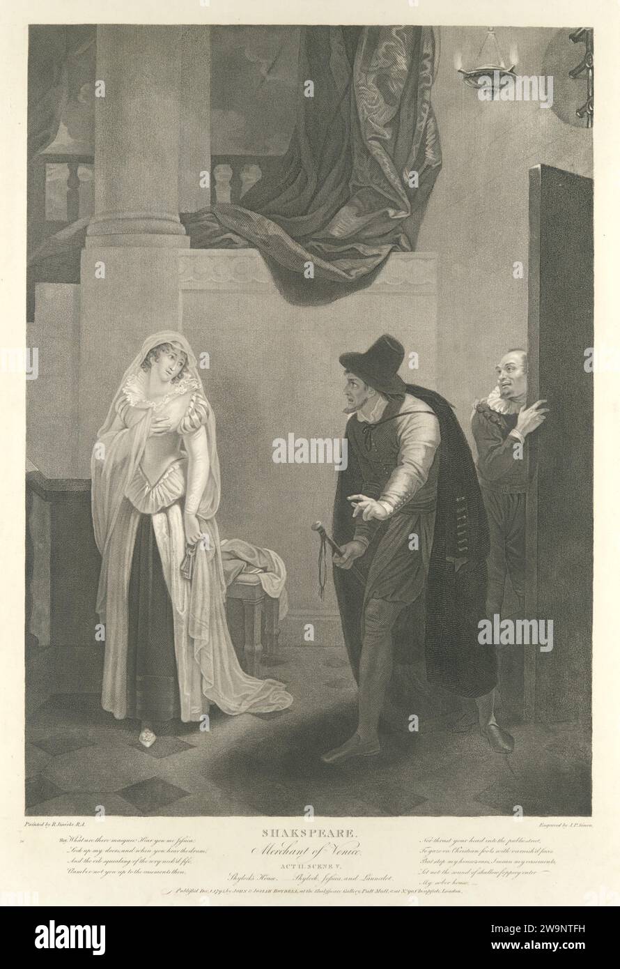 Shylock's HouseShylock, Jessica and Launcelot (Shakespeare, Merchant of ...