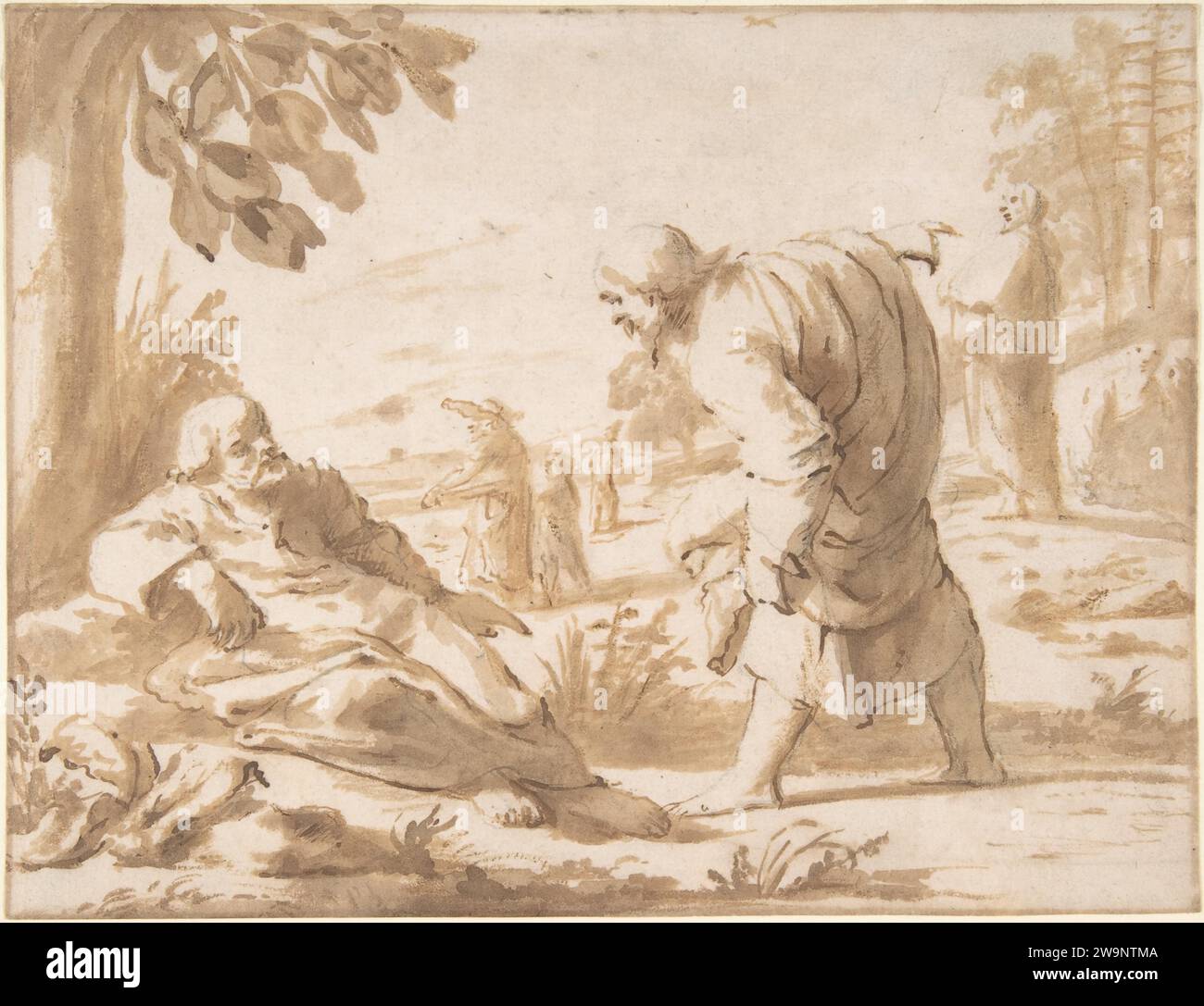 St. John the Baptist Pointing to Christ 2006 by Willem van Oordt Stock Photo - Alamy