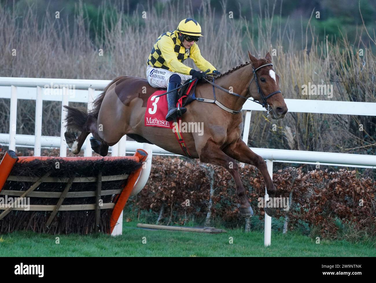 State Man ridden by Paul Townend clears the last before going on to win ...