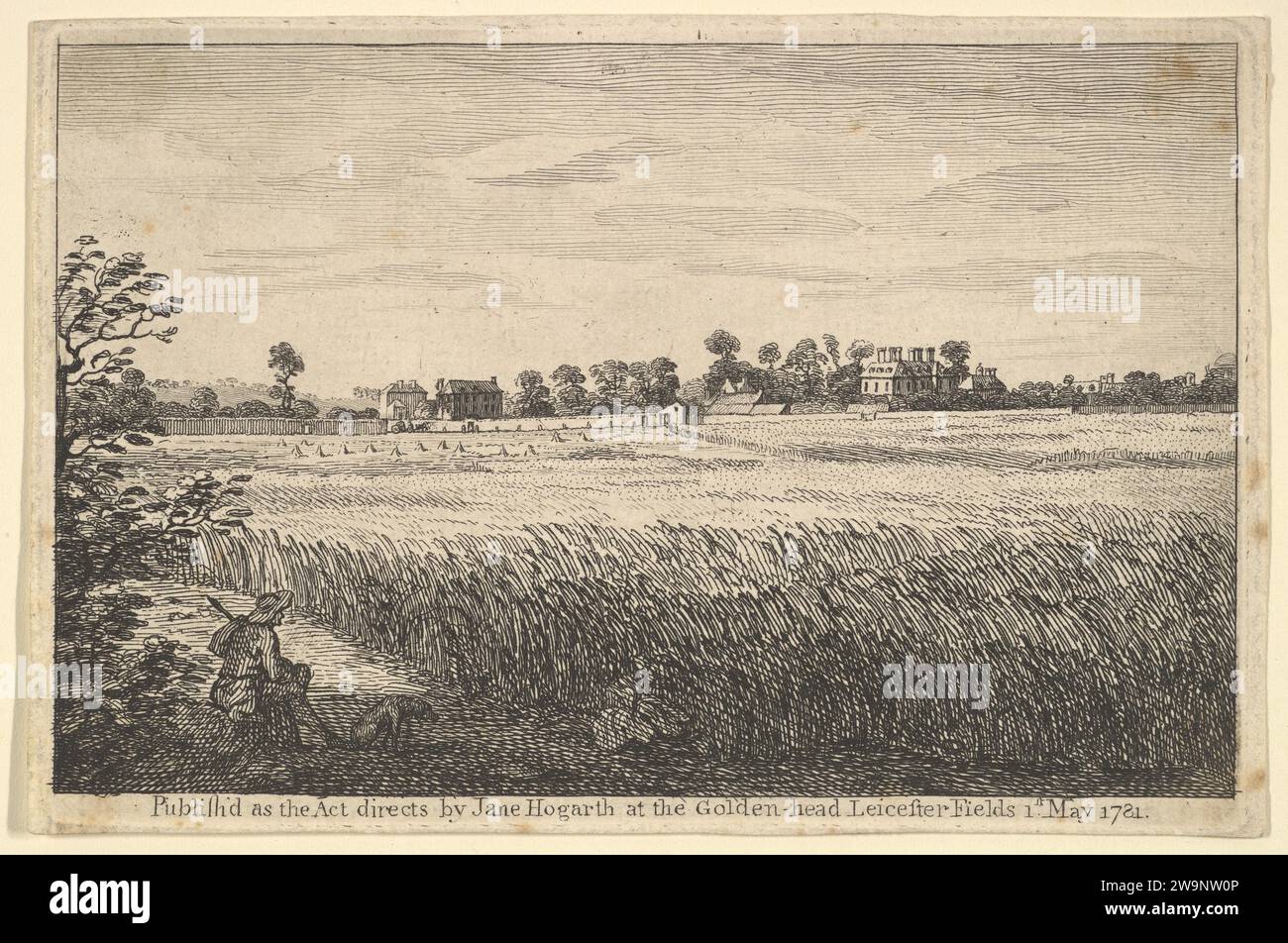 View of Ranby's House 1962 by William Hogarth Stock Photo - Alamy