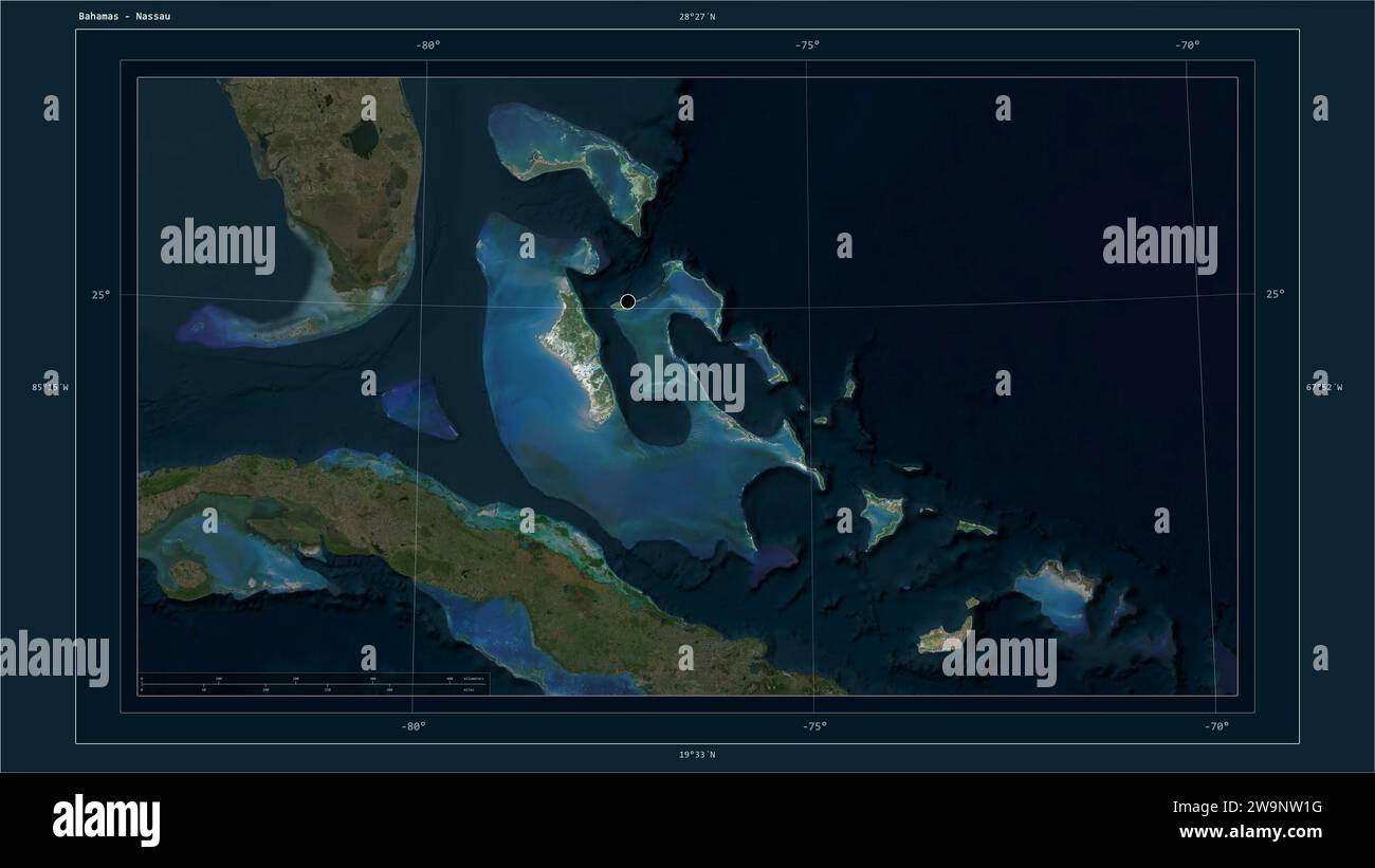 Map satellite geography bahamas hi-res stock photography and images - Alamy