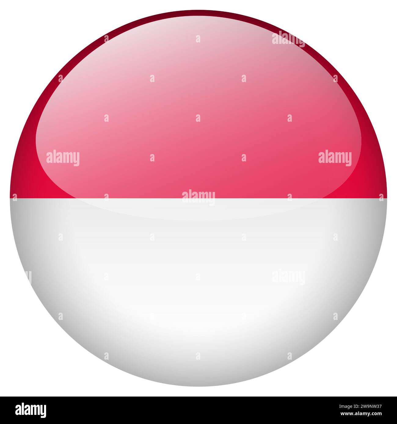 Monaco flag button. Monaco circle flag button isolated on white background Stock Vector Image ...