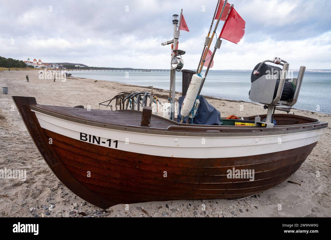 Binz, Germany. 29th Dec, 2023. The fishing boat of the Kuse fishing ...