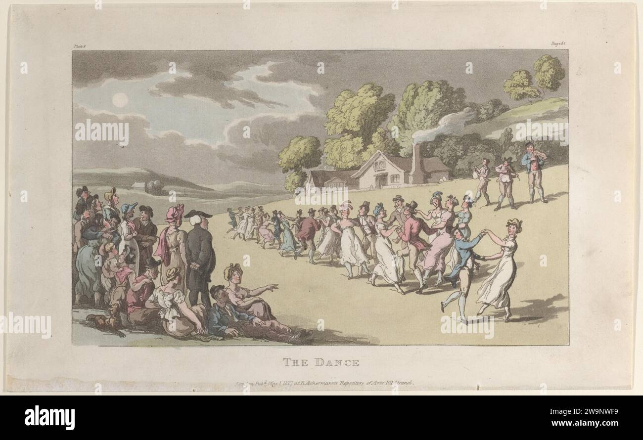 The Dance, from "The Vicar of Wakefield" 1959 by William Clowes Stock ...