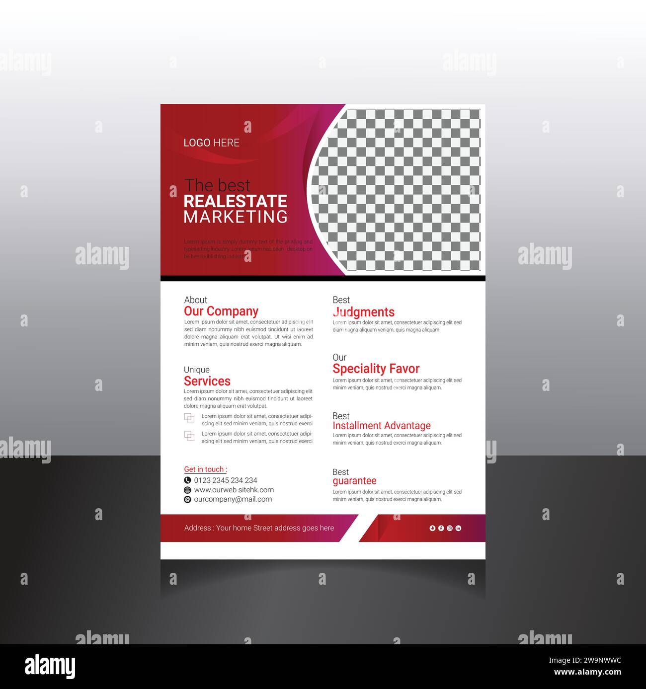 Real-estate Business Flyer poster Or brochure cover design layout ...