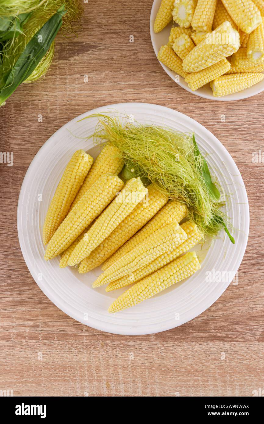 Images of baby corn, corn cobs, high quality images of corn Stock Photo ...