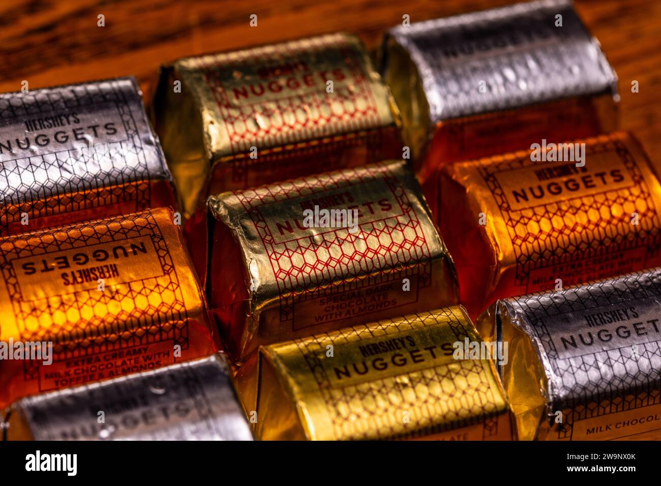 Hershey Nuggets Chocolate Candies Stock Photo - Alamy
