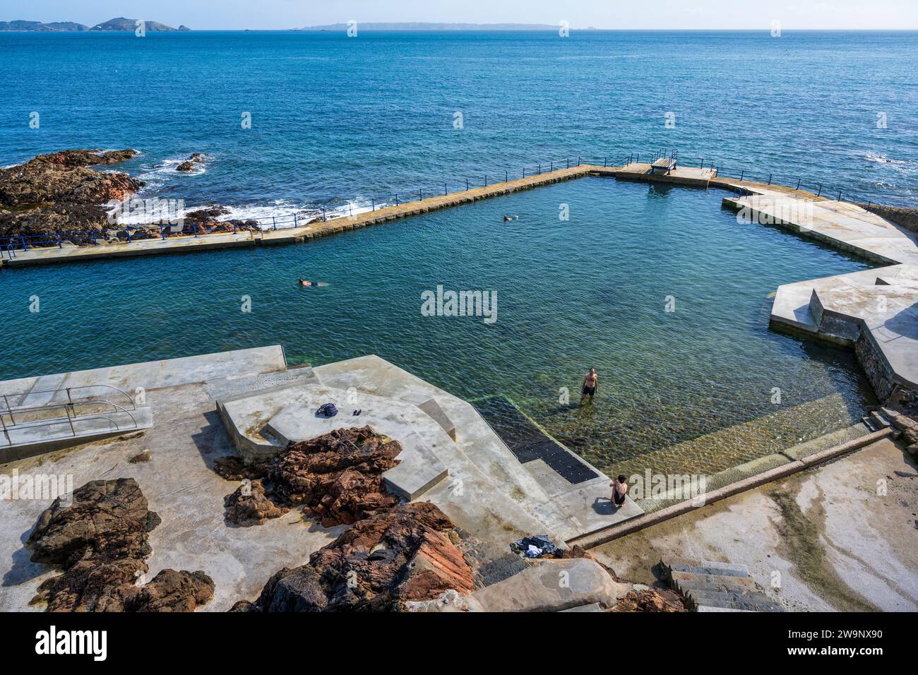 La Vallette Bathing Pools in St Peter Port, Guernsey, Channel Islands ...