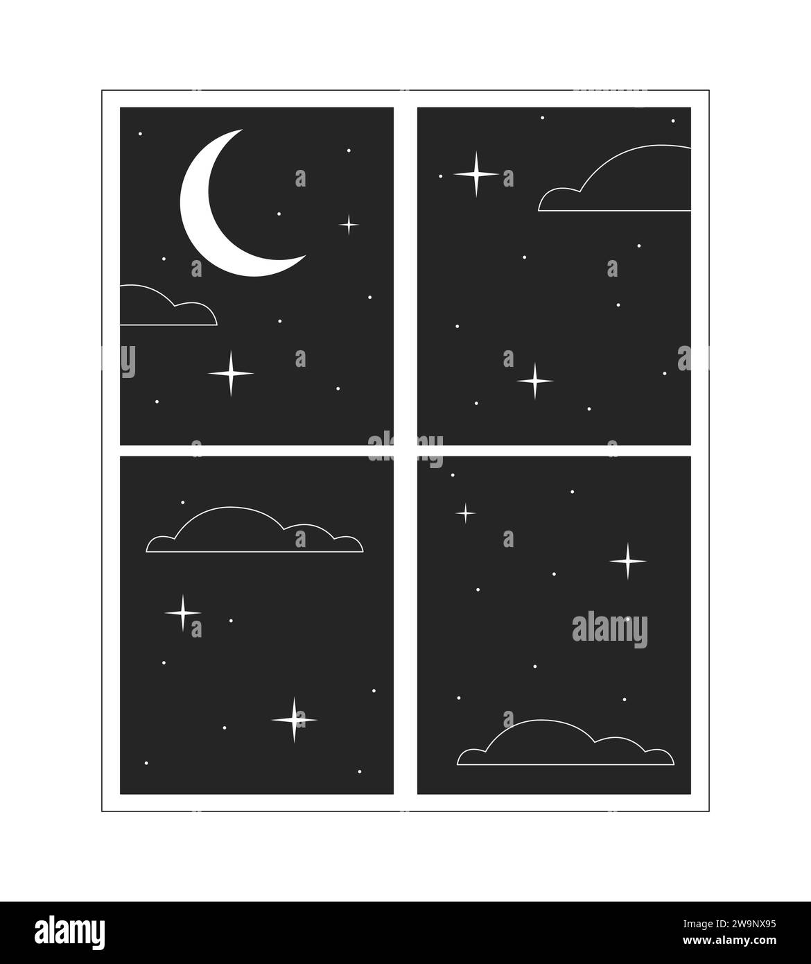 Window frame outside Cut Out Stock Images & Pictures - Alamy