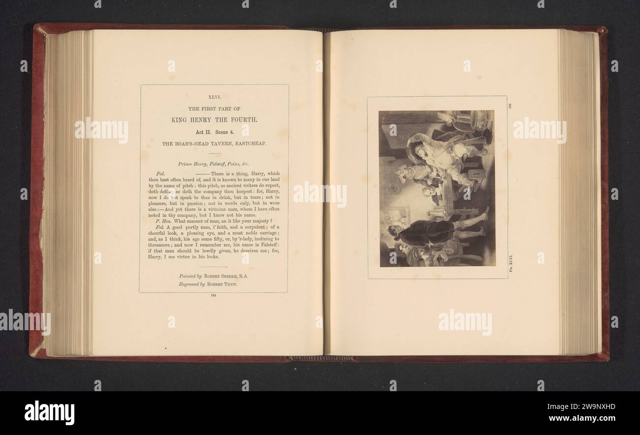 Photo production from a print to a painting by Robert Smirke ...