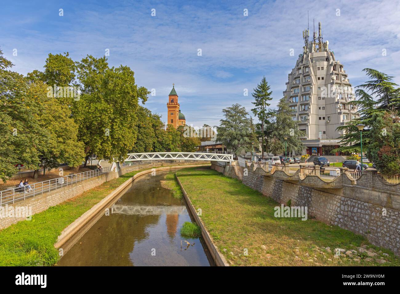 Paracin, Serbia - October 06, 2023: River Crnica and Old Concrete ...