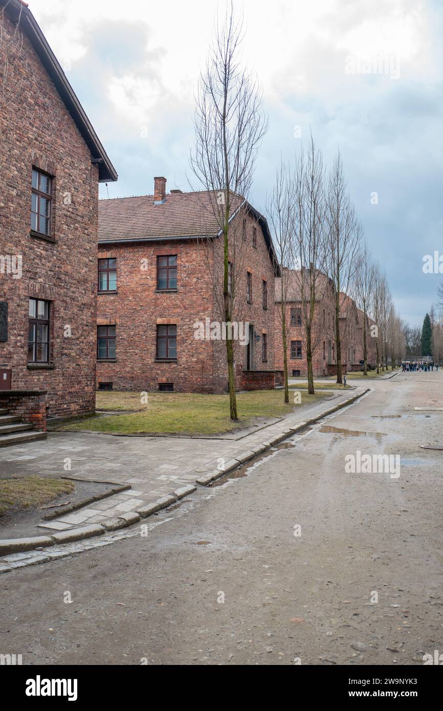 Accommodation and cells at Auschwitz and Birkenau concentration camps ...