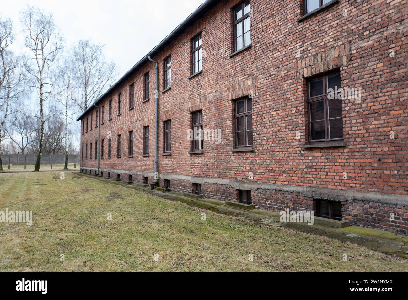Accommodation and cells at Auschwitz and Birkenau concentration camps ...