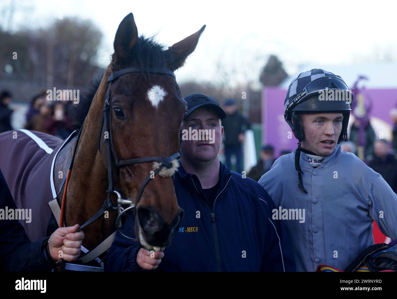 Champagne Admiral ridden by jockey Michael O'Sullivan (right) after ...