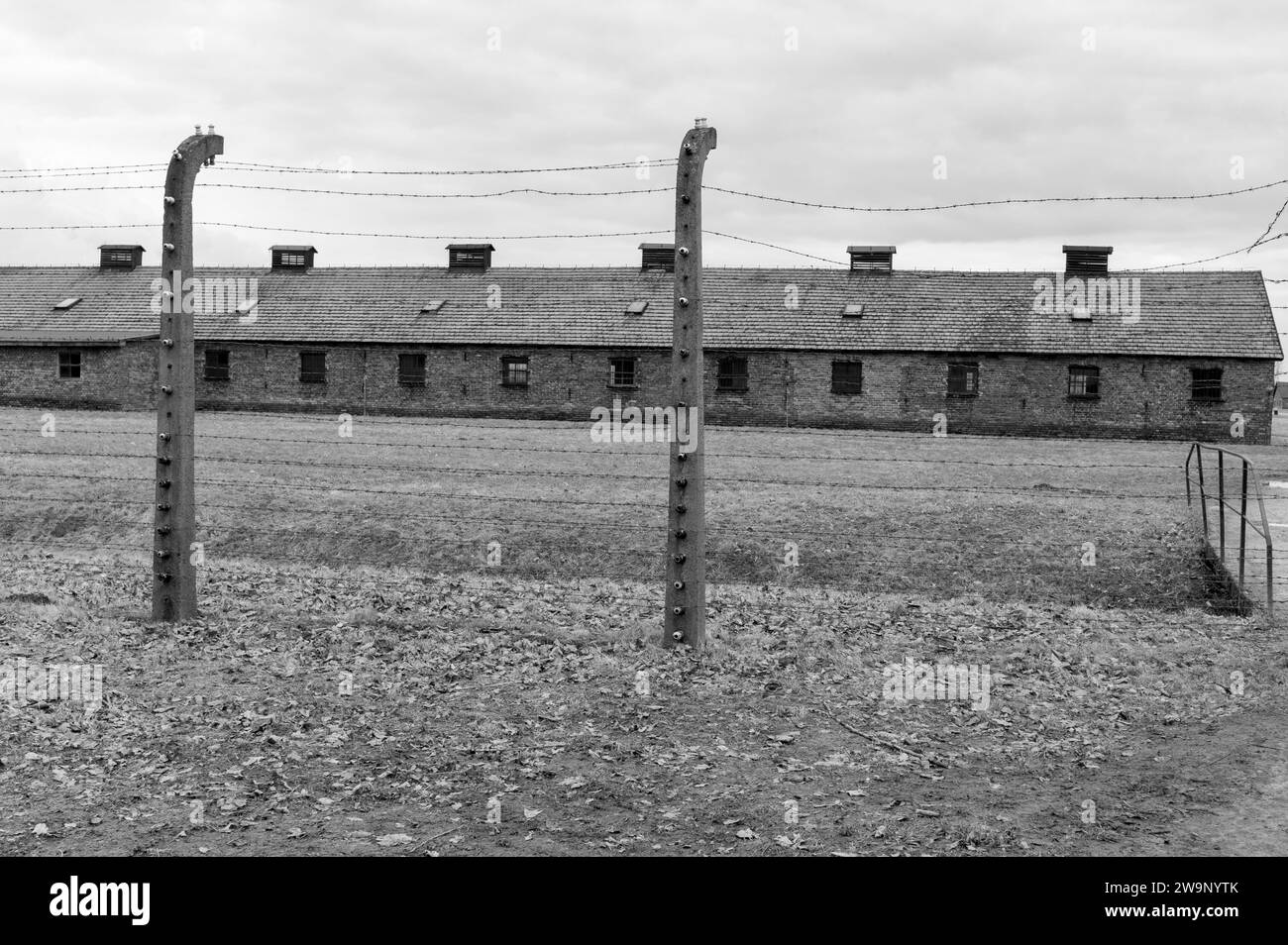 Accommodation and cells at Auschwitz and Birkenau concentration camps ...